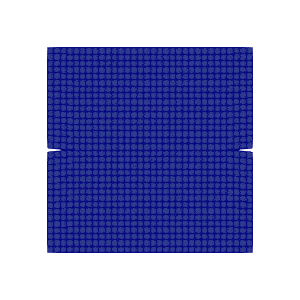 Double Edge Notched Specimen - suanPan manual